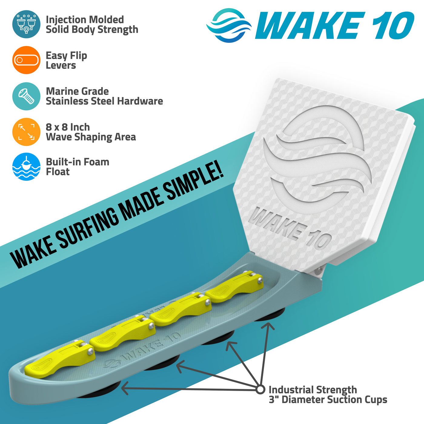 WAKE 10 Wakesurf Creator X4 Pro